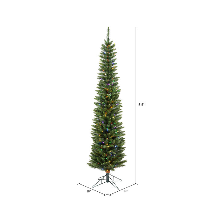 The Holiday Aisle® Durham Pole Pine Artificial Christmas Tree & Reviews | Wayfair